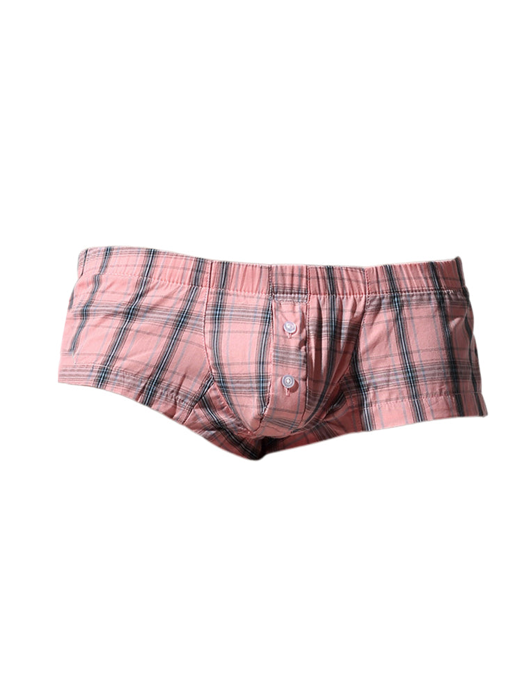 2 Pack Men's Soft Cotton Day-Long Comfort Shape-Retaining Fabric Boxers ...