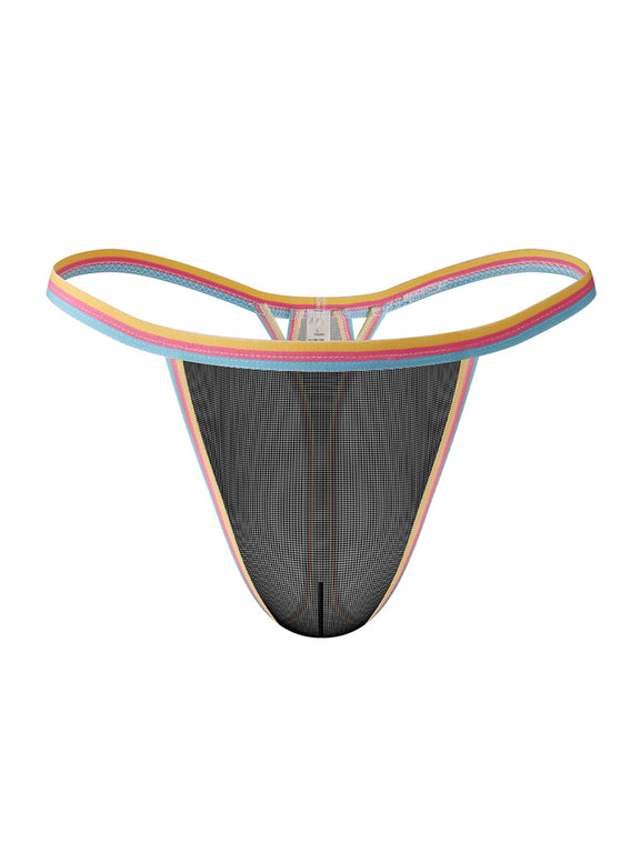 3 Pack Men's Sheer & Sexy Support Pouch Cooling Chafe-Free Strings | Mr ...