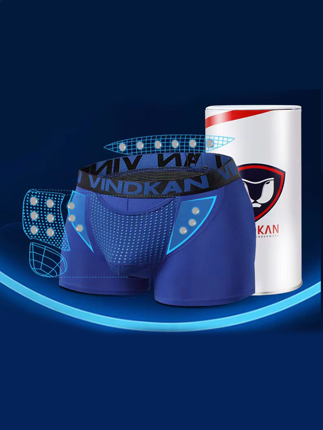 Men's Functional Ball Pouch Modal Trunks | Mr Saker