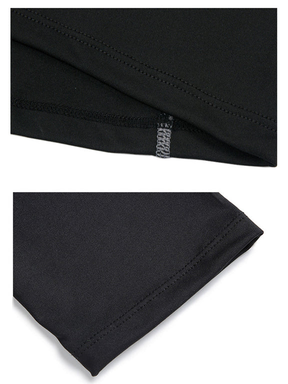 Men's Quick-Dry Fabric Sporty Cut Snug Fit Cooling Airflow Activewear ...