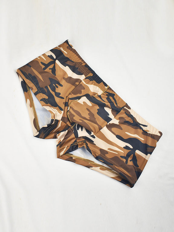 4-pack Men's Low-rise U-pouch Camouflage Boxer Briefs | MR SAKER – Mr Saker