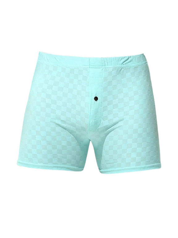 2 Pack Men's Workout Ready Built to Prevent Chafing Ice Silk Boxer Br ...