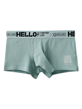 Men’s Separate Pouch Cotton Trunks With Fly Front | Mr Saker