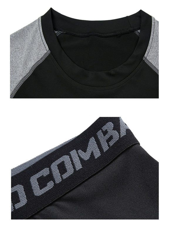 Men's Quick-Dry Fabric Sporty Cut Snug Fit Cooling Airflow Activewear ...