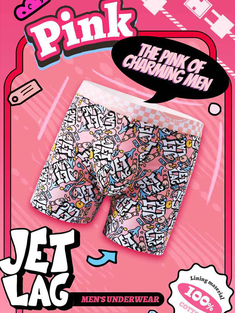 3 Pack Men's Anti-Chafing Stay-Put Fit Bold Prints Skin-Friendly ...