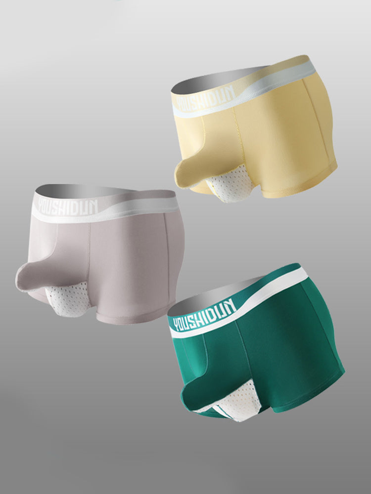 3 Pack Comfy Cotton Dual Pouch Men's Underwear | Mr Saker
