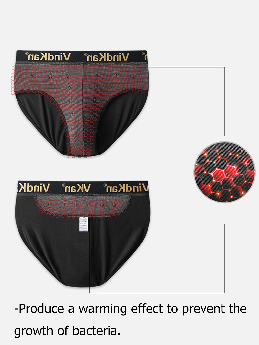 Men's Magnetic Energy Functional Modal Briefs | Mr Saker