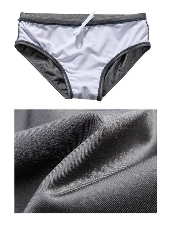 Men’s Shiny Solid Color Swim Briefs | Mr Saker