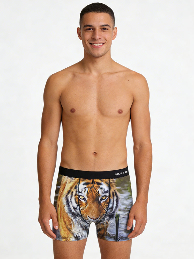 2 Paquetes de Calzoncillos Bóxer para Hombre con Estampados Atrevidos ...