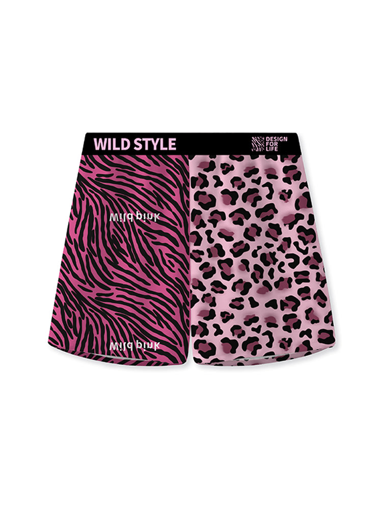 3 Pack Men's Pink Leopard Print Trendy Lightweight & Airy Boxers Briefs ...