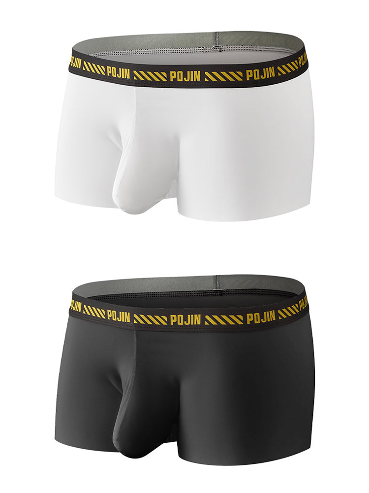 Men's Bulge Enhancing Pouch Seamless Trunks | Mr Saker
