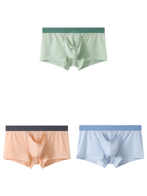 3 Pack Separate Pouch Trunks With Fly Front | Mr Saker