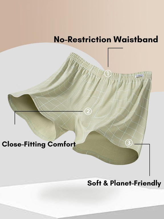 2 Pack Men's Breathable Day-Long Comfort Skin-Friendly Loungewear ...