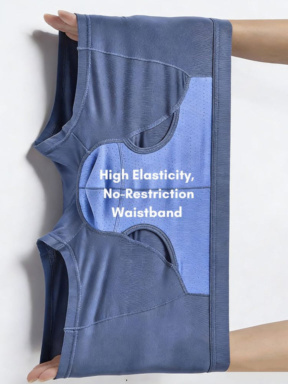 2 Pack Men's Mesh Antibacterial Support Lift & Separate Pouch Trunks ...