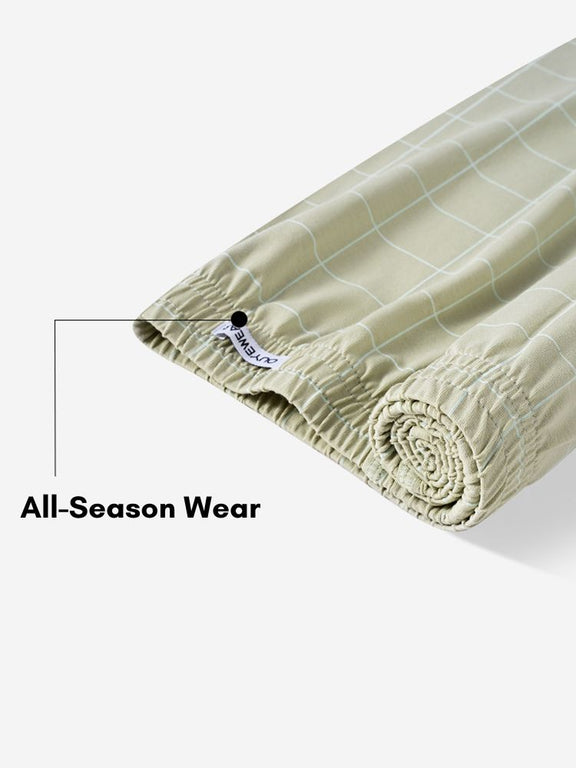 2 Pack Men's Breathable Day-Long Comfort Skin-Friendly Loungewear ...