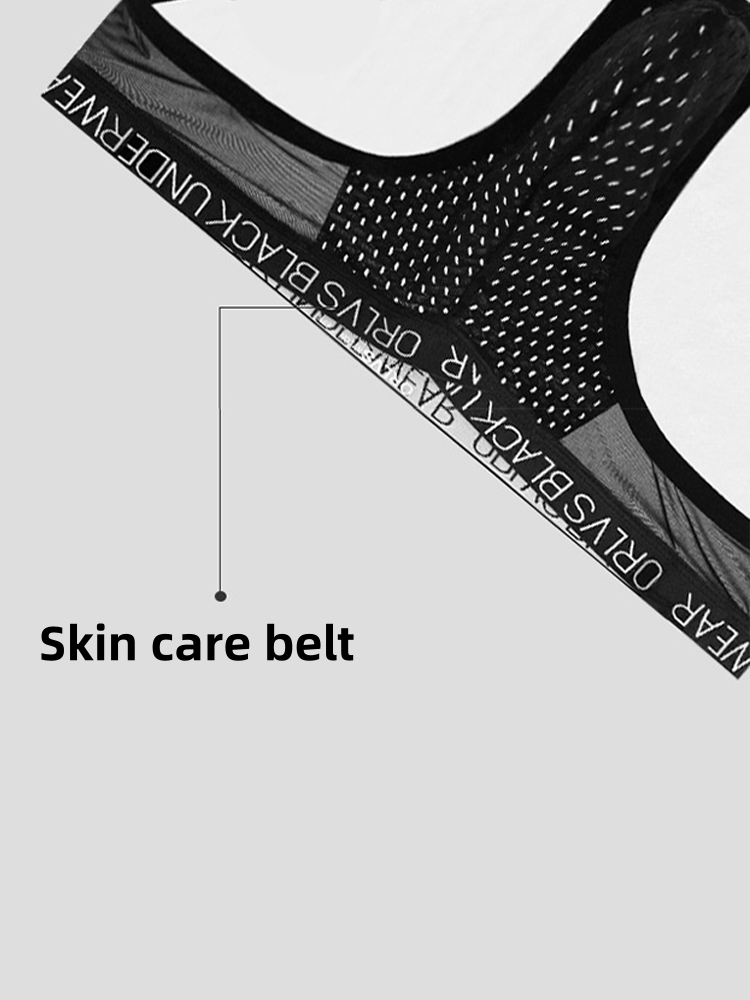 Breathable Low Waist U-Convex Semi-Transparent Men's Briefs | MR SAKER ...