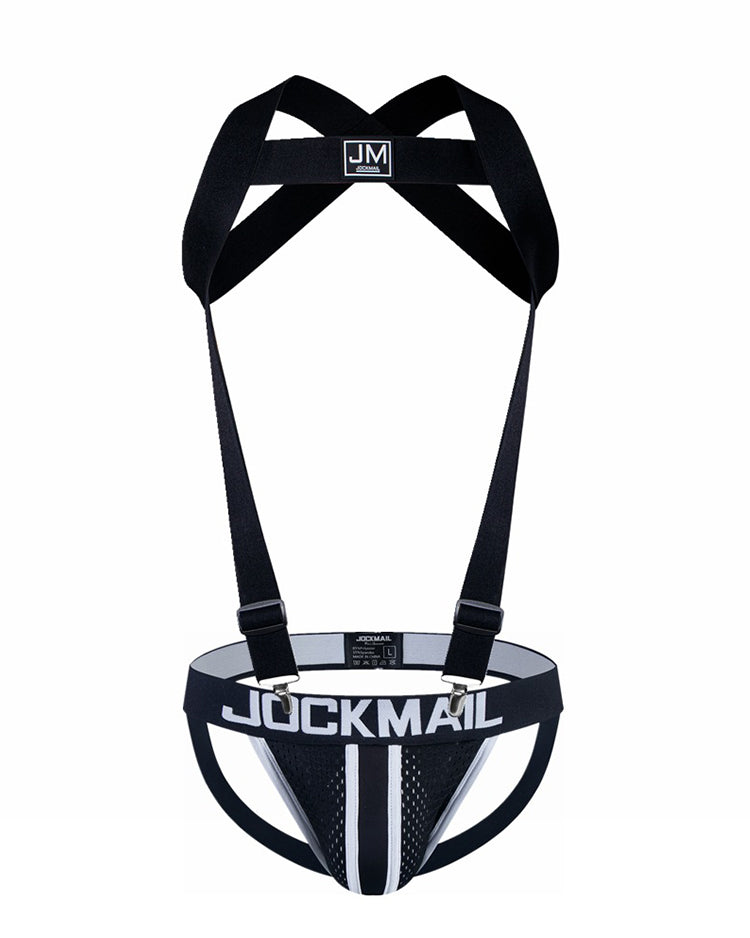 Men's Sporty Cut Adjustable Harness Elastic Supportive Fit Shoulder S ...
