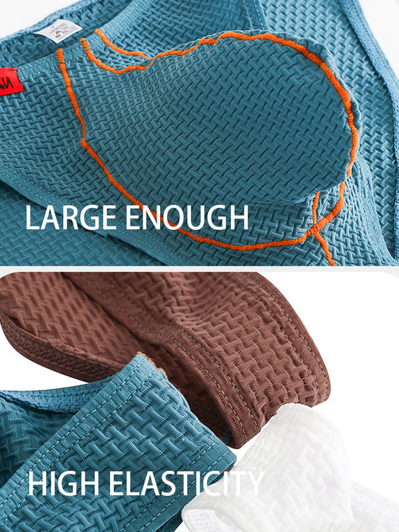 3 Pack Men's Ice Silk High-Elastic Breathable Bikini for Sports | MR ...