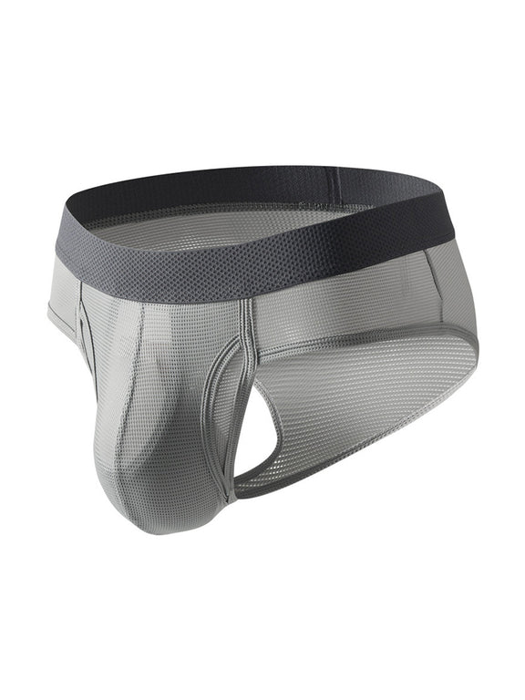 3 Pack Men's Ultra-Soft Breathable Mesh Ice Silk Briefs | Mr Saker