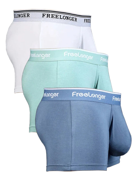 FreeLonger Underwear Men's Comfy Separate Big Pouch Boxer Briefs | Mr Saker
