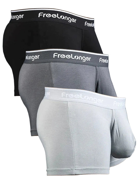 FreeLonger Underwear Men's Comfy Separate Big Pouch Boxer Briefs | Mr Saker