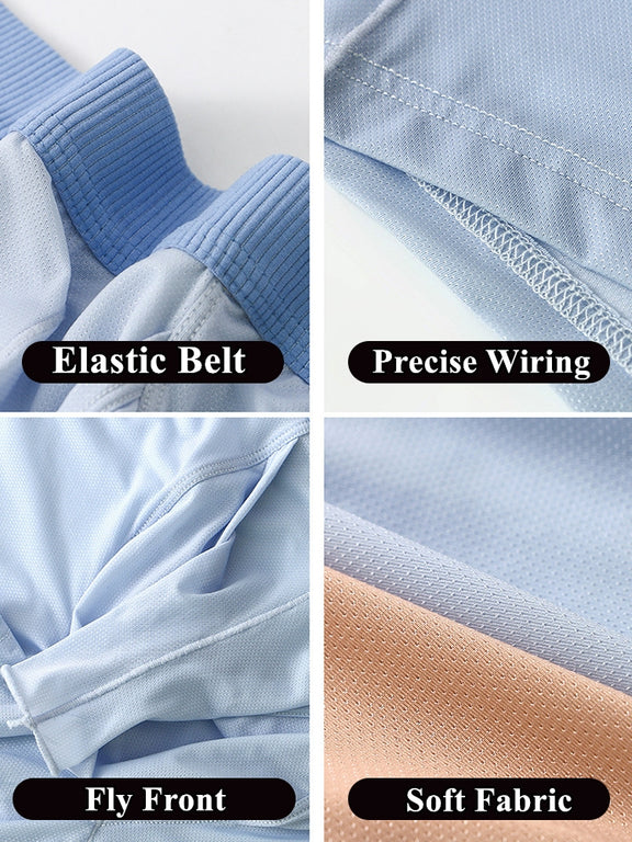 3 Pack Separate Pouch Trunks With Fly Front | Mr Saker