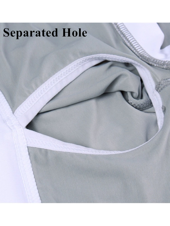 2 Pack Men's Separated Ball Pouch Trunks With Fly | Mr Saker