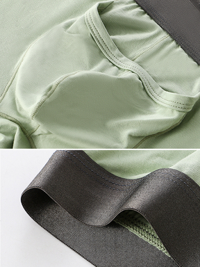 Men’s Dual Ball Pouch Trunks With Fly Front | Mr Saker