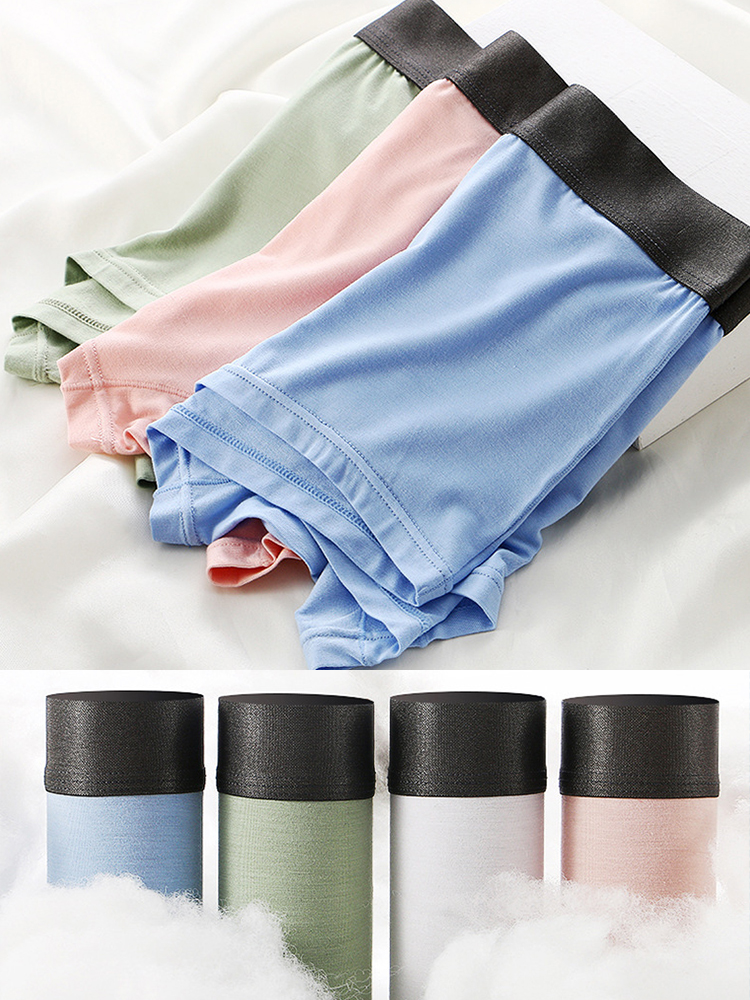 Men’s Dual Ball Pouch Trunks With Fly Front | Mr Saker