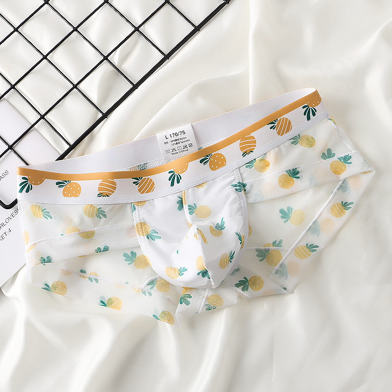 4 Pack Men’s Flower Print Pouch Briefs | Mr Saker