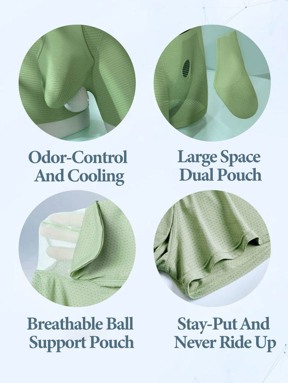 Men's Cooling Separate Pouch Boxer Briefs | Mr Saker