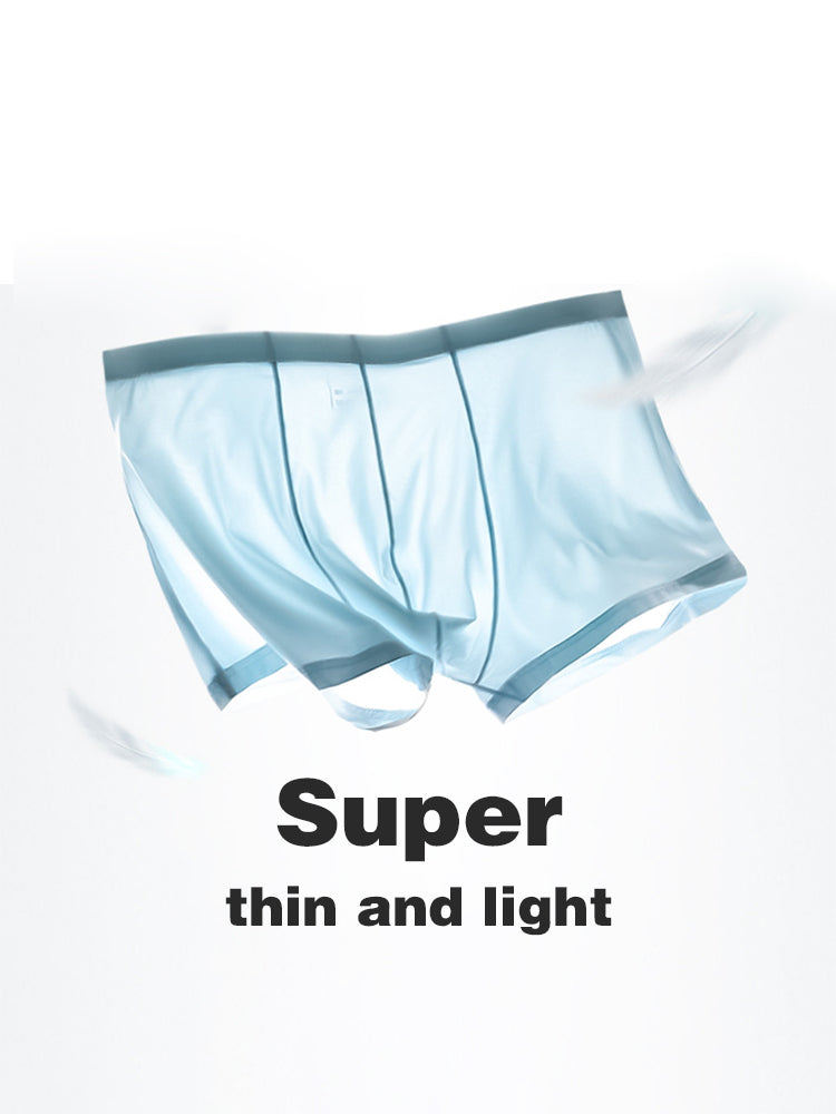 4 Pack Cooling Silk Bulge Pouch Men's Underwear | Mr Saker