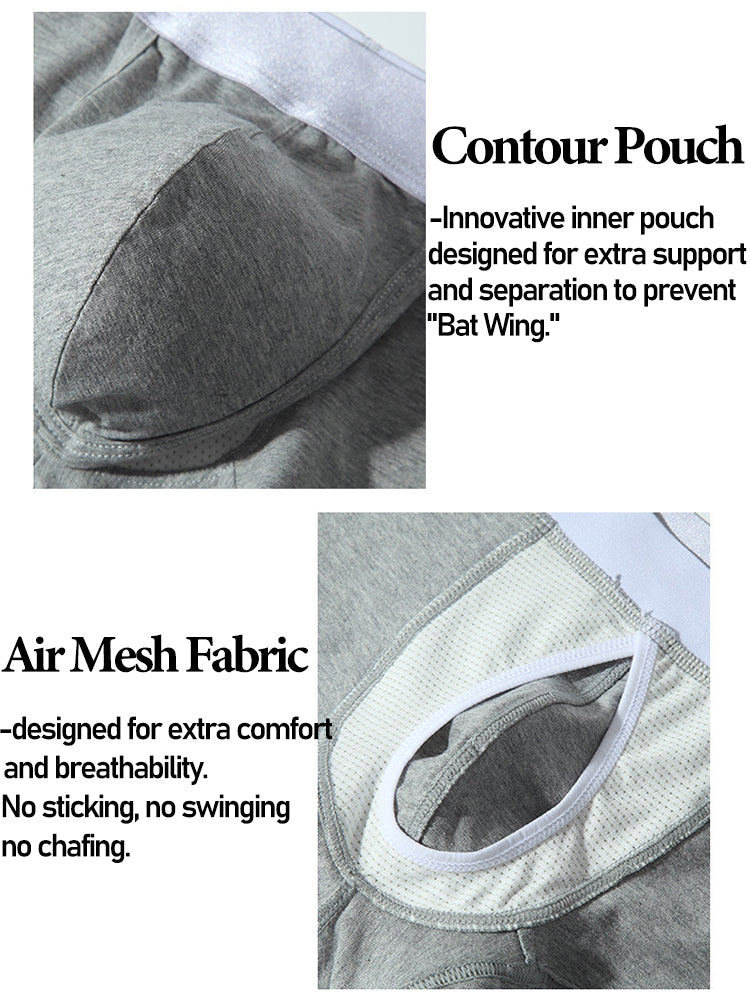 2 Pack Men's Large Pouch Casual Underwear | Mr Saker