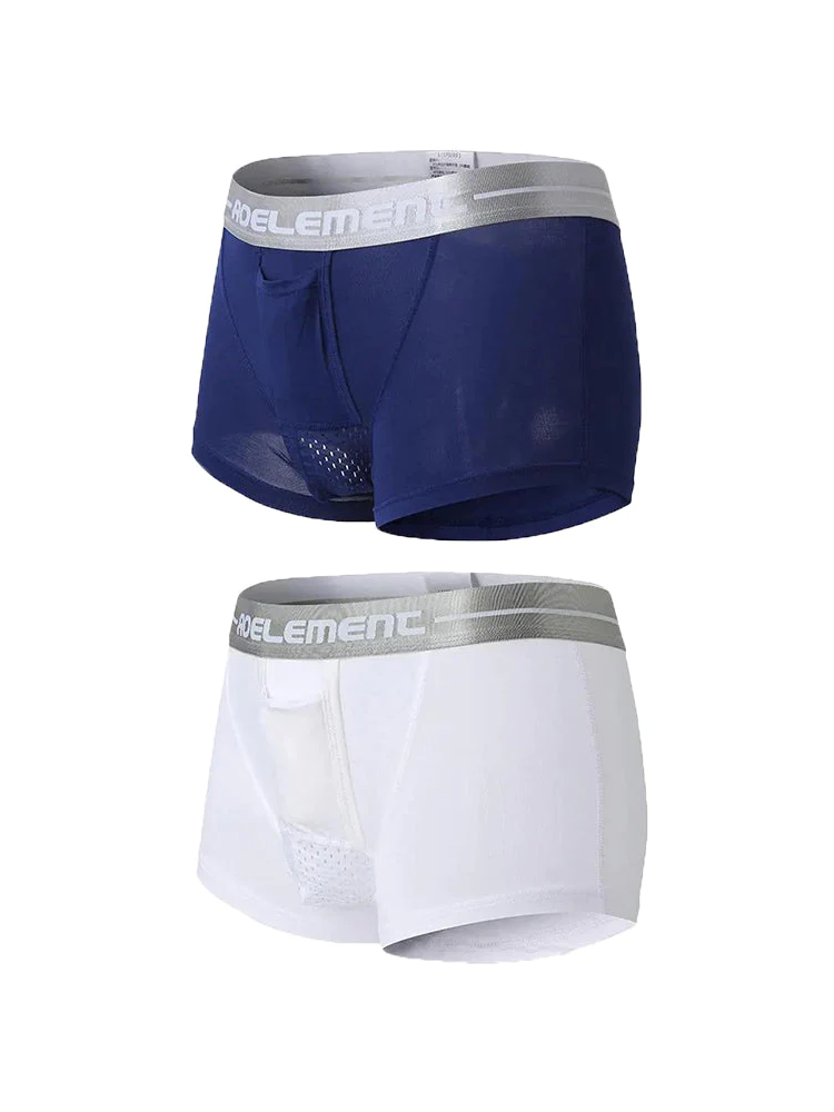 Aoelemen 2 Pack Modal Stretch Separate Pouch Boxer Briefs | Mr Saker