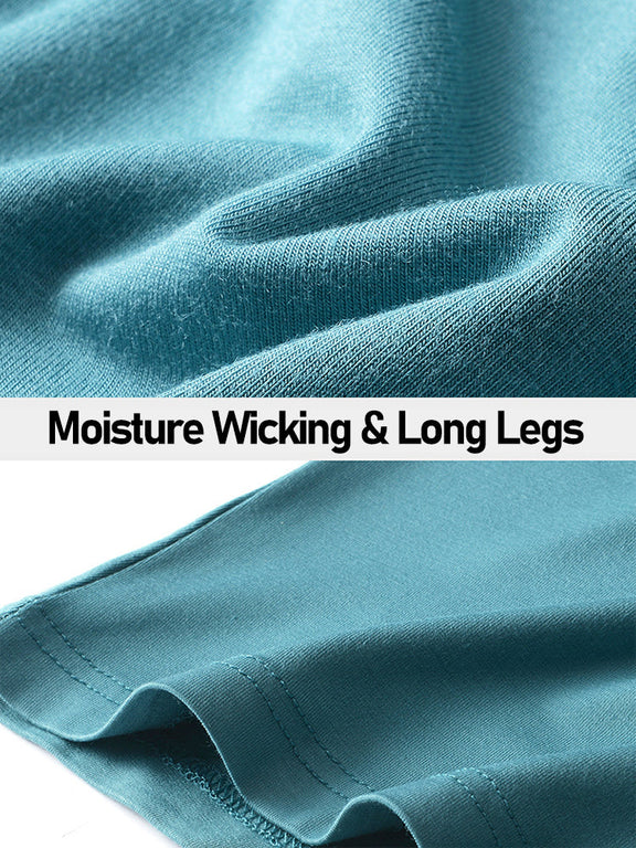 Men's Separate Big Pouch Long Boxer Briefs | Mr Saker