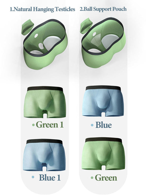 Men's Cooling Separate Pouch Boxer Briefs | Mr Saker