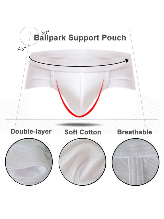 4 Pack Modal Soft Breathable Support Pouch Underwear | Mr Saker